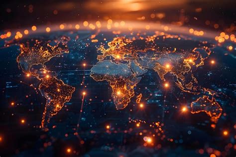 Mapping Worldwide Connections Visualizing Global Data Transfer Through