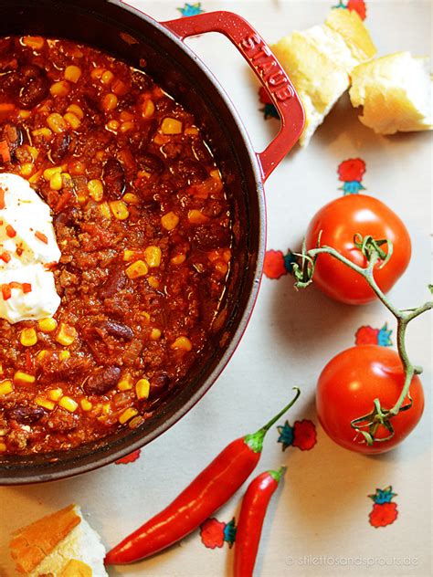 Chili Con Carne Nach Jamie Oliver Stilettos Sprouts