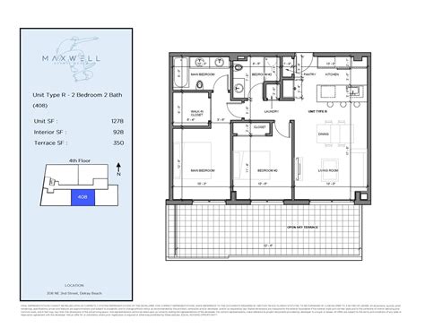 Floor Plans The Maxwell