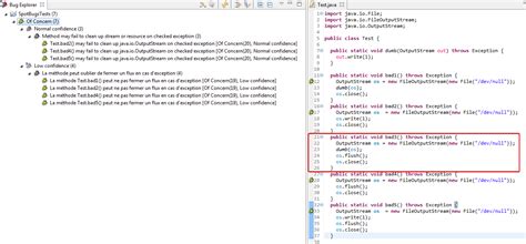 Osopenstreamexceptionpath Not Detected · Issue 469 · Spotbugs