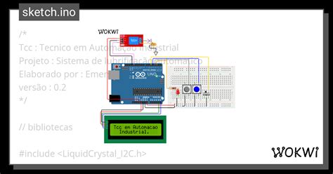 Tccautomaçãoindustrialversão04 Wokwi Esp32 Stm32 Arduino Simulator