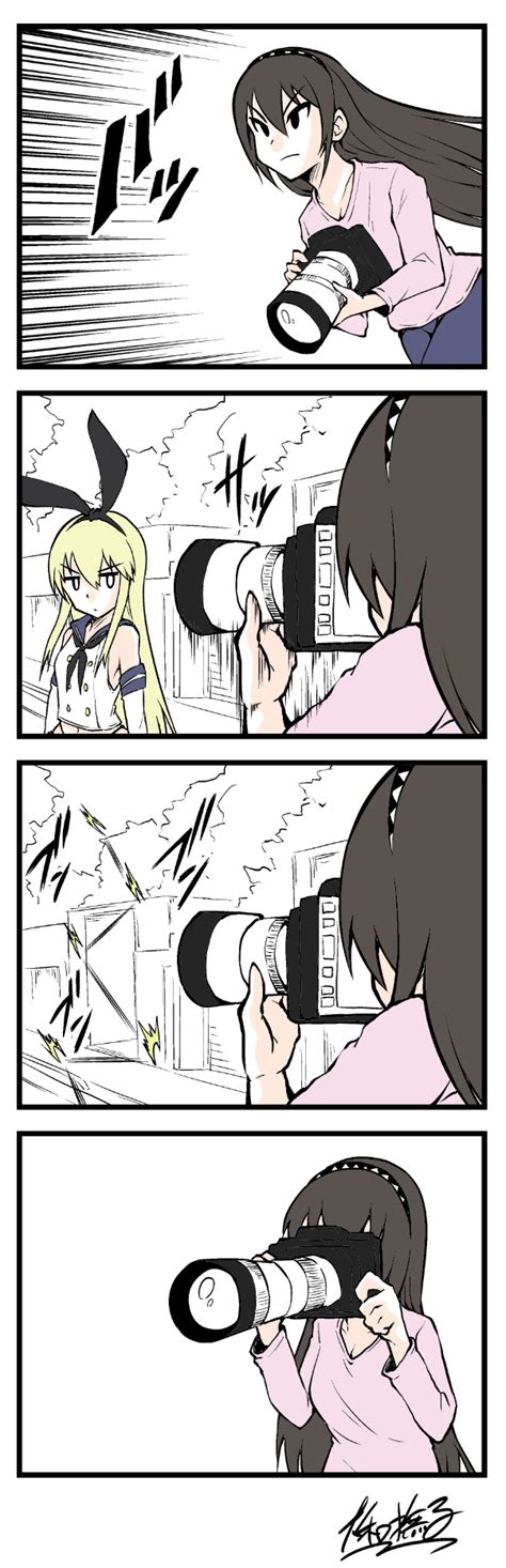 Shimakaze And Nagato Kantai Collection And 1 More Drawn By Yamato