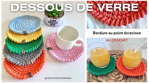 Comment Faire Des Dessous De Verres Ou Tasses Au Crochet🌈faciles Et