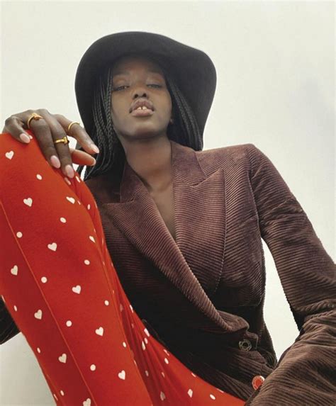 Адут Акеч Adut Akech в фотосессии для журнала Vogue Australia