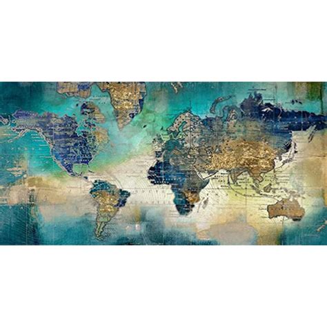 Map Canvas Full Roundsquare Drill Diamond Painting