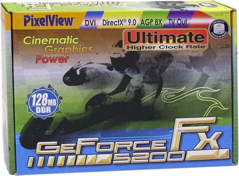 Prolink Geforce Fx 5200 Graphics Card Pixelview Geforce Fx5200 Mvga Nvg34a Dvi 128m