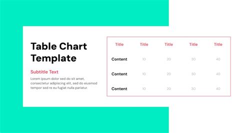 Table Presentation Template For Google Slides And PowerPoint
