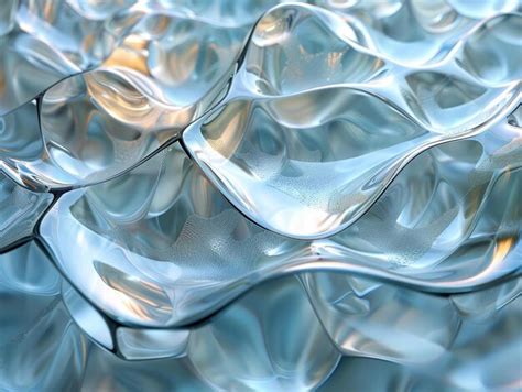 Beautiful Ice Formations Premium Ai Generated Image