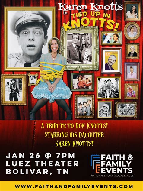 Karen Knotts Daughter Of Comedy My Hometown Events