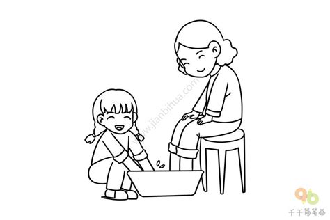 传递好家风的简笔画 简笔画图片大全 普车都