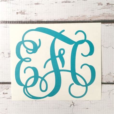 Interlocking Font Etsy
