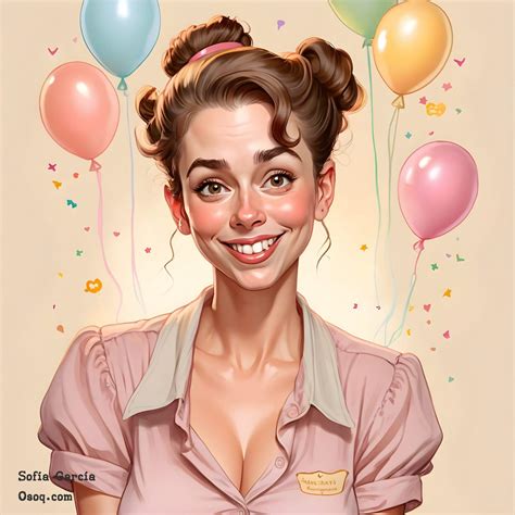 Caricature Happy Birthday