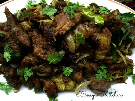 Blessys Kitchen Pepper Mutton Fry Peppery Mutton