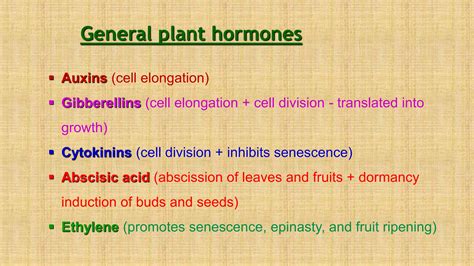 Biosynthesis And Applications Of Plant Growth Regulators Pptx