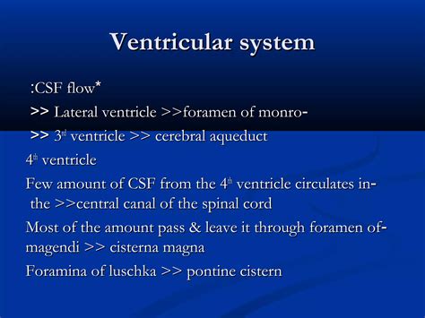 Radiological Anatomy And Techniques Of The Ventricular System Ppt