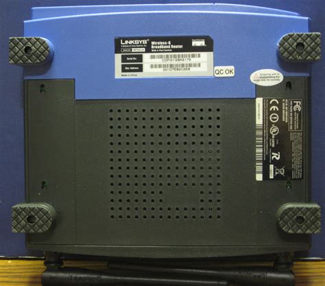 Linksys Wireless G Broadband Router 10 100 4 Port Switch WRT54G V8