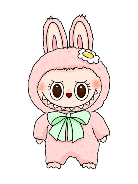 How To Draw Mokoko From Labubu Step By Step Easy Drawing Guides Drawing Howtos