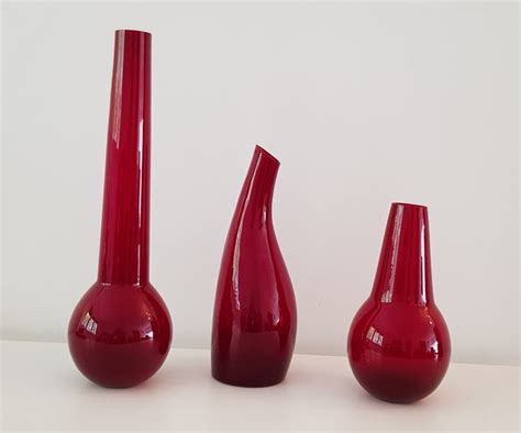 Krosno - Vase (3) - Glass - Catawiki