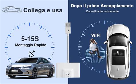 Wireless CarPlay IPhone Adattatore CarPlay Senza Fili Per IPhone