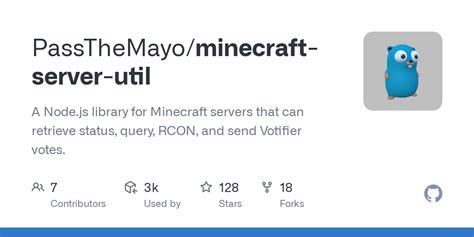 Minecraft Server Util Index Ts At Master PassTheMayo Minecraft Server