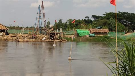 ကျောက်တံခါးမြို့နယ်နှင့် ဖြူးမြို့နယ်သို့ဆက်သွယ်ထားသည့် ကြာအင်းကုန်း ကျေးရွာ ကွန်းချောင်း