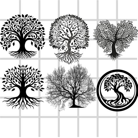 Tree Of Life SVG Bundle Tree Of Life Clipart Tree Of Life SVG Cut Files For Cricut Family