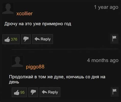 Горячая подборка комментариев с сайтов для взрослых