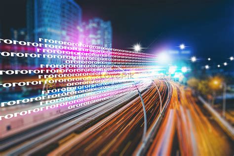 Urban Large Data Flow Technology Creative Imagepicture Free Download