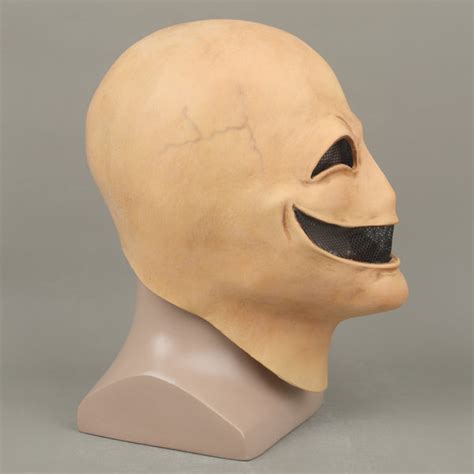 Happy Mask Latex Full Head Smile Masks Cosplay Helmet Costume Hallowee