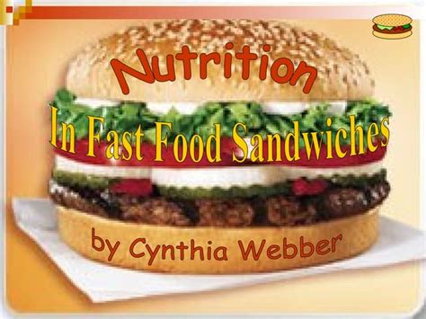 Fast Food Ppt