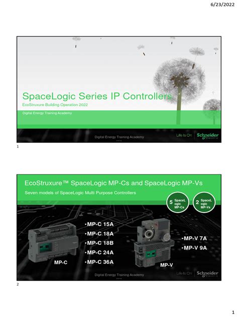 01b Spacelogic Ip Controllers May2022 V02 Handout Download Free Pdf