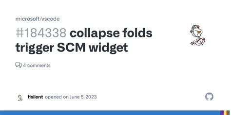 Collapse Folds Trigger Scm Widget · Issue 184338 · Microsoftvscode