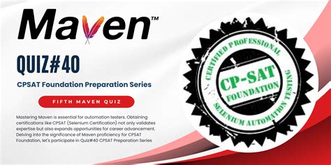 Quiz 40 Cpsat Preparation Series