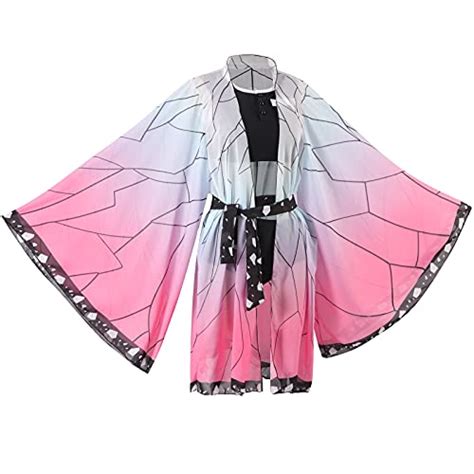 Women Swimsuit For Kochou Shinobu Costume With Chiffon Cloak Kimetsu No
