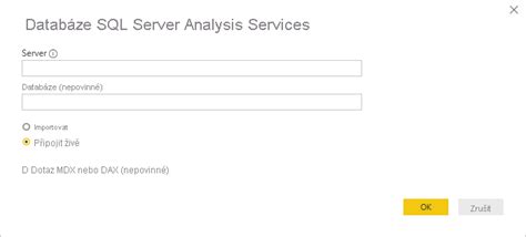 P Ipojen K Dat M Analysis Services V Power Bi Desktopu Power Bi