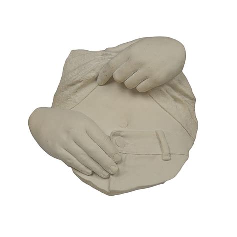 Quirky Exposed Belly Button Sculpture