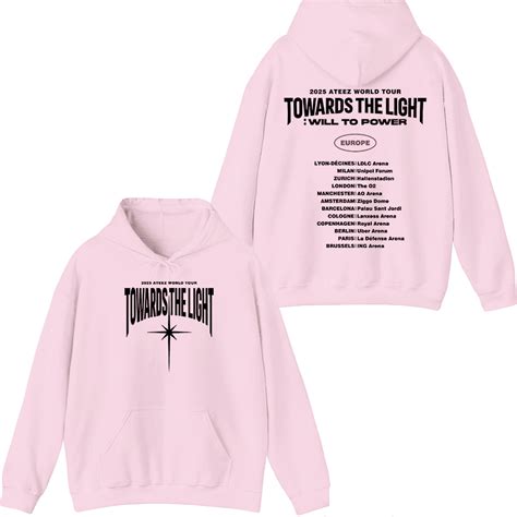 Ateez Merch 2025 Europe Tour Hoodie Hoodies Fashion Unisex Men Women