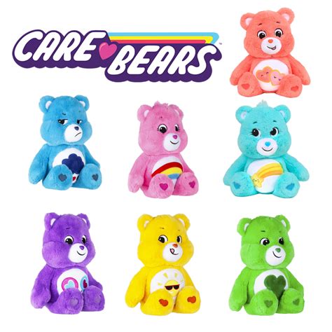 Walmartcare Miniso 334565cm Care Bears Plush Toy Rainbow Bear Plush