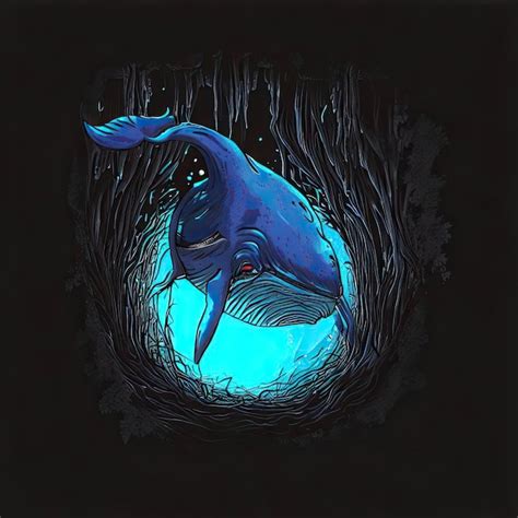 Premium Vector Into The Abyss Dive Into Adventure With A Vibrant Tee
