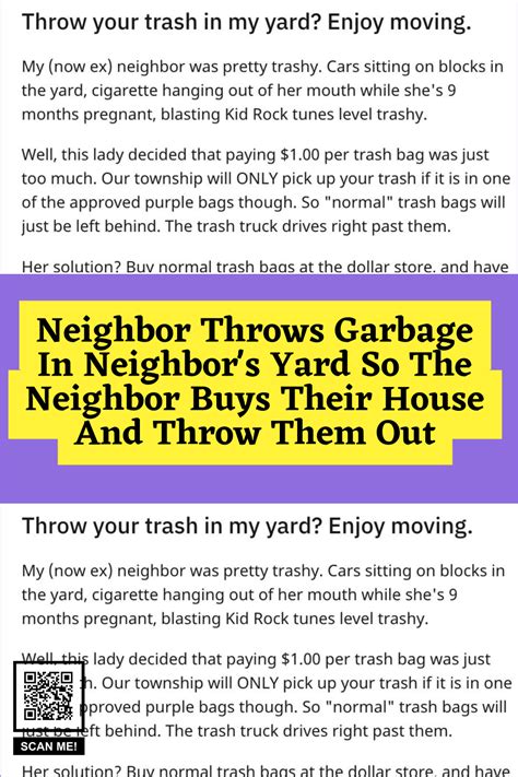 Neighbor Put Their Garbage On My Property Bvbz