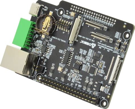 Emb As E01 Polyhex Polyhex Debix Model A Io Board Ethernet Poe Io