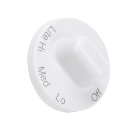 Jenn Air CG205W Burner Control Knob White