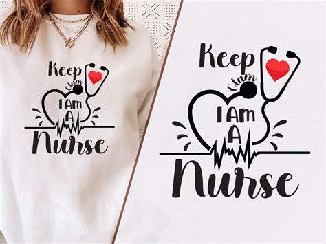 Keep Calm Im A Nurse Tee Design Graphic By Imkhaliid · Creative Fabrica