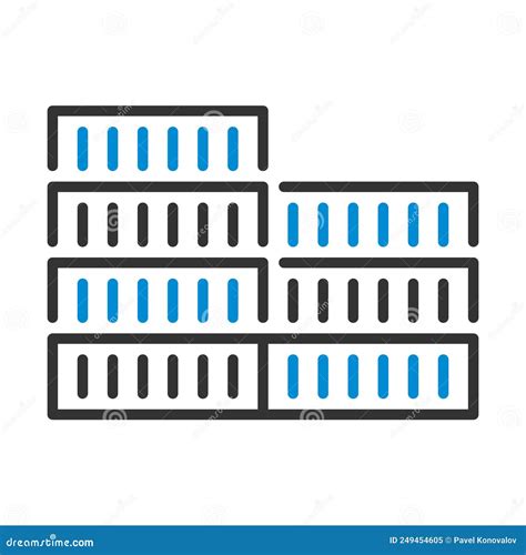 Container Stack Icon Stock Vector Illustration Of Business 249454605