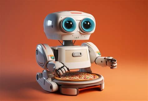 3d Delivery Robot Working Ai Generated Image