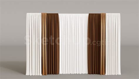 11050 Free Sketchup Curtain Model Download Sketchup Models For Free