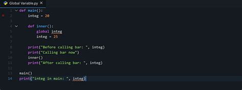 Can A Function Have A Local Variable With The Same Name As A Global