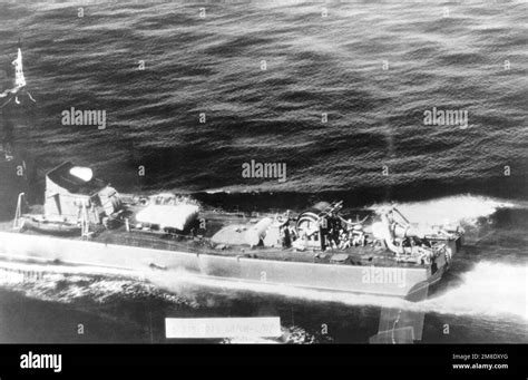 A View Of An Experimental Variable Depth Sonar Installed On A Soviet