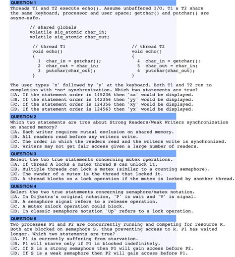 solved topic is operating systems please answer what you