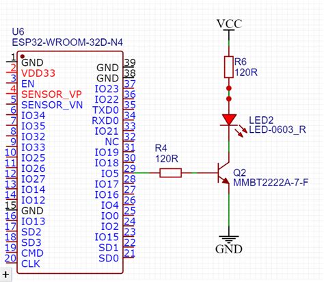 LED Connected To GPIO Of The ESP Never Goes Off Electrical Engineering Stack Exchange